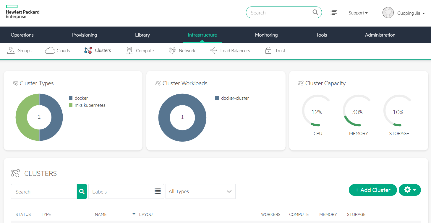 Provisioning MKS clusters in HPE Private Cloud Enterprise | HPE ...