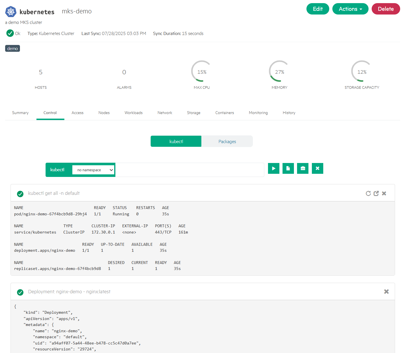 Provisioning MKS clusters in HPE Private Cloud Enterprise | HPE Developer Portal