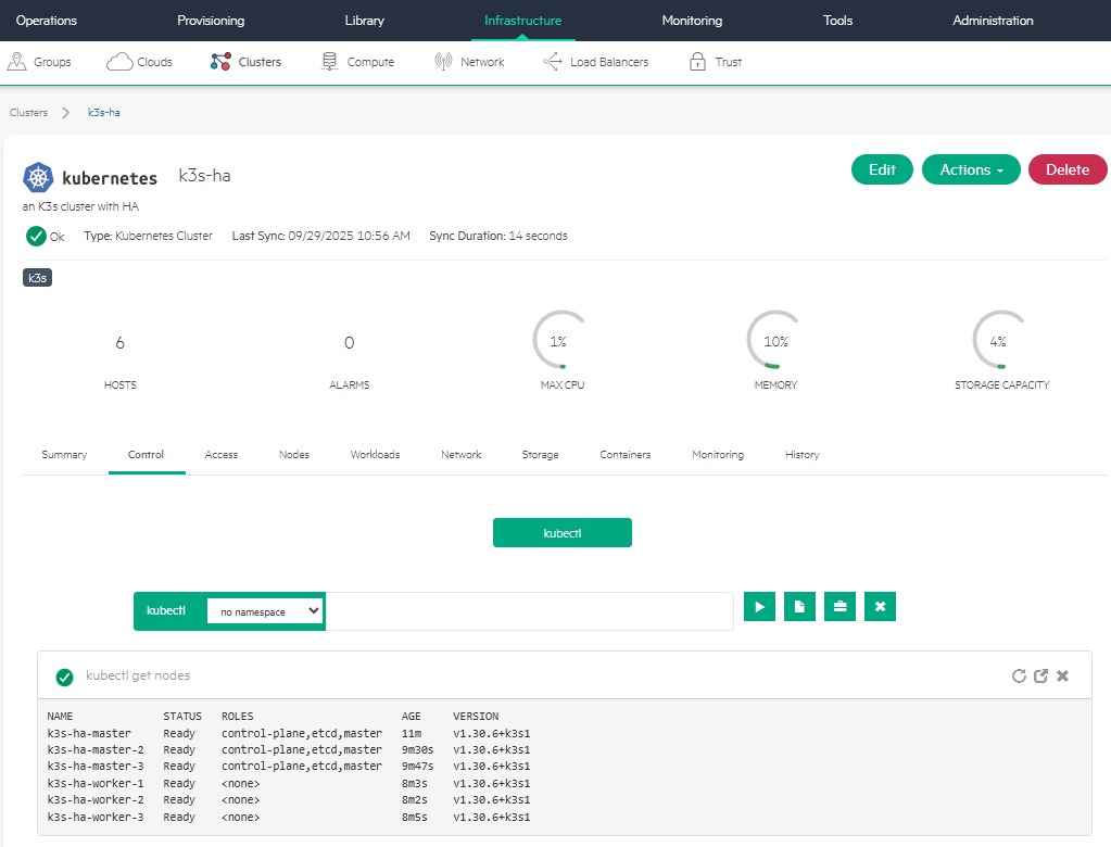 Provisioning K3s clusters using custom cluster layouts in HPE Private ...